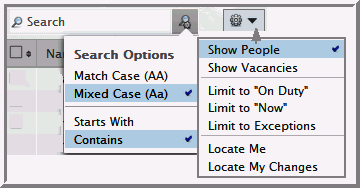 Locate People on the Roster